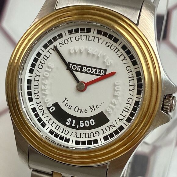Joe Boxer | Accessories | Rare 995 Joe Boxerguilty Not Guilty Animated ...